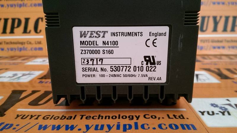 WEST N4100 TEMPERATURE PROCESS CONTROLLER - 裕益科技自動化設備可程式編碼器PLC分散式控制系統DCS